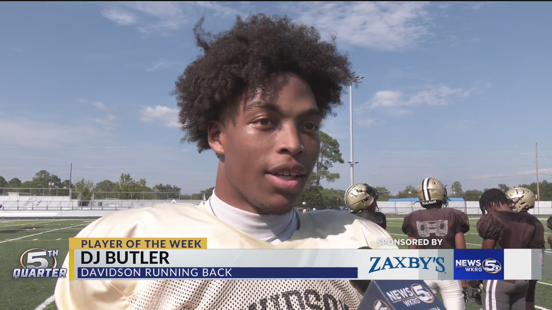 Zaxby’s Player of the Week: Davidson RB DJ Butler – WKRG News 5