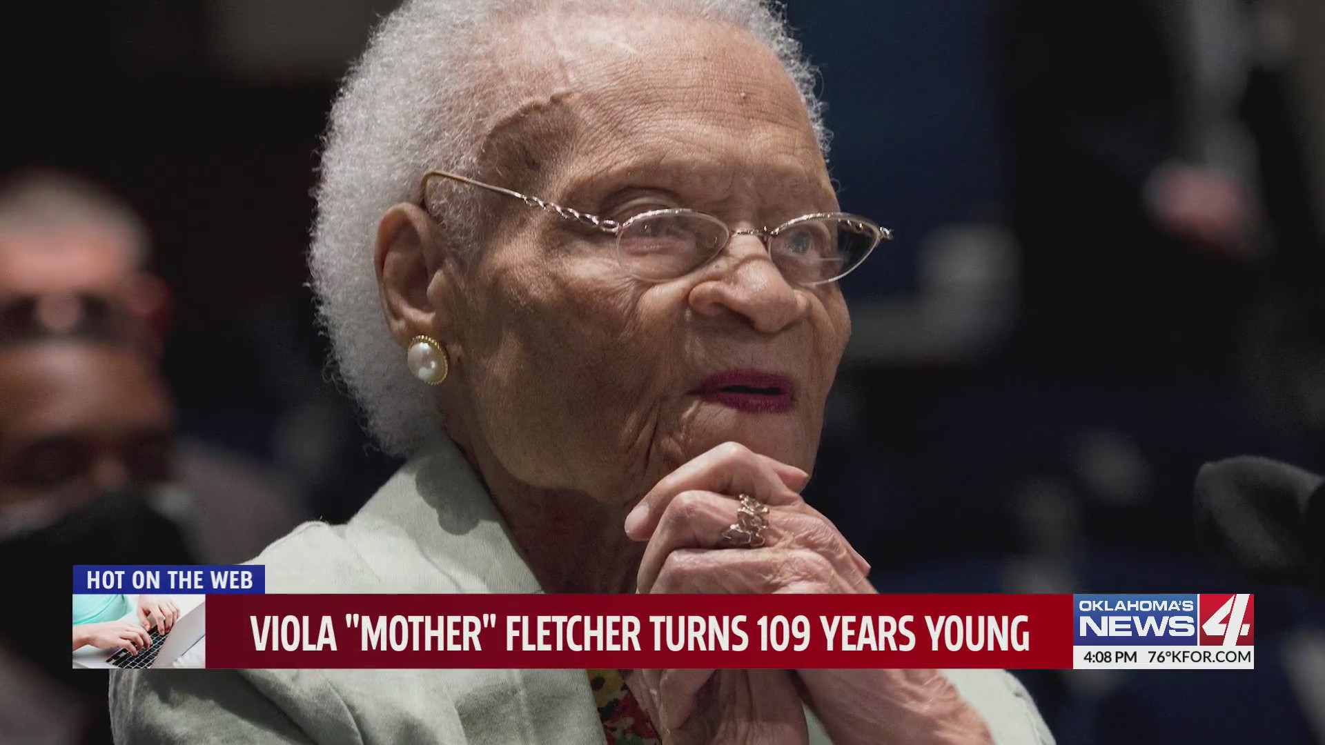 Viola “Mother” Fletcher celebrates 109th birthday – KFOR.com Oklahoma City