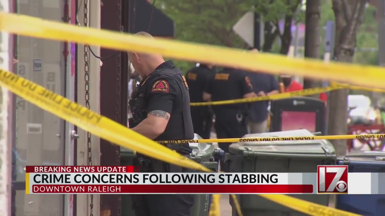 7 hours after downtown Raleigh stabbing, police remain at scene to ...