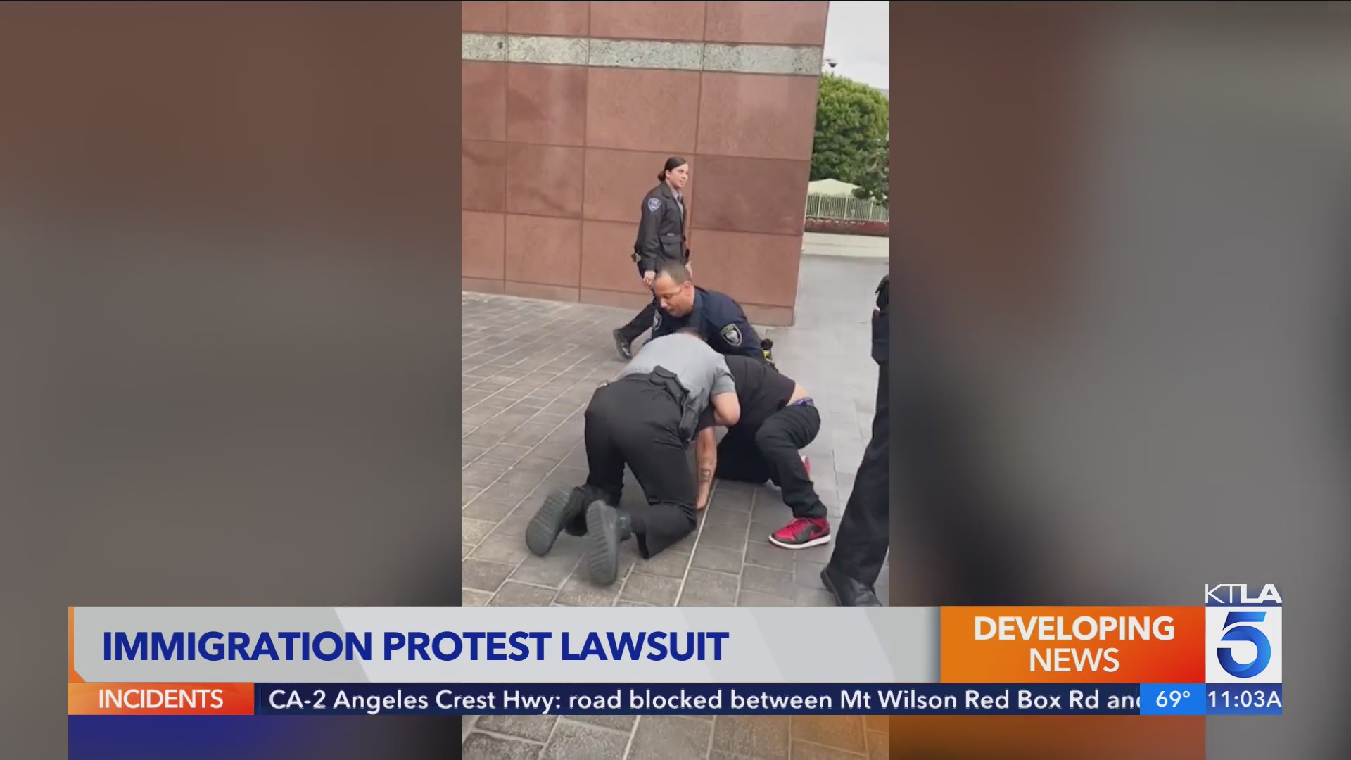 DHS faces use of force lawsuit – KTLA