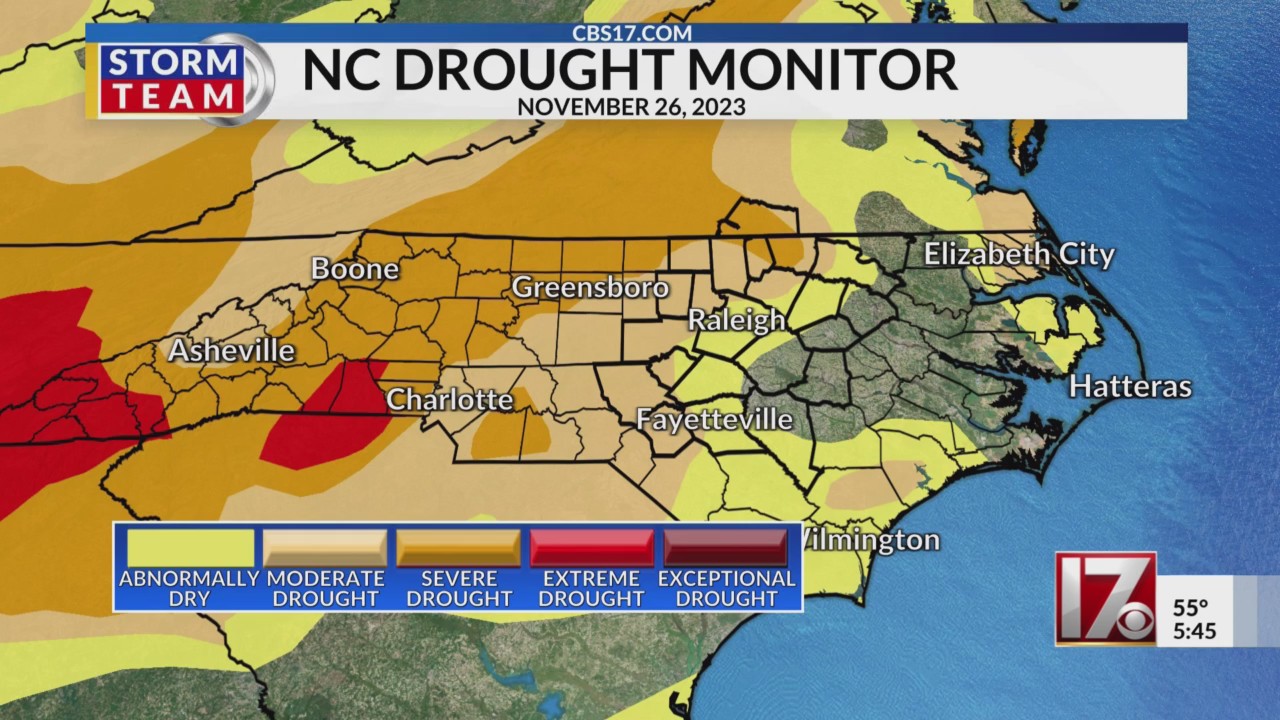 NC drought monitor – CBS17.com