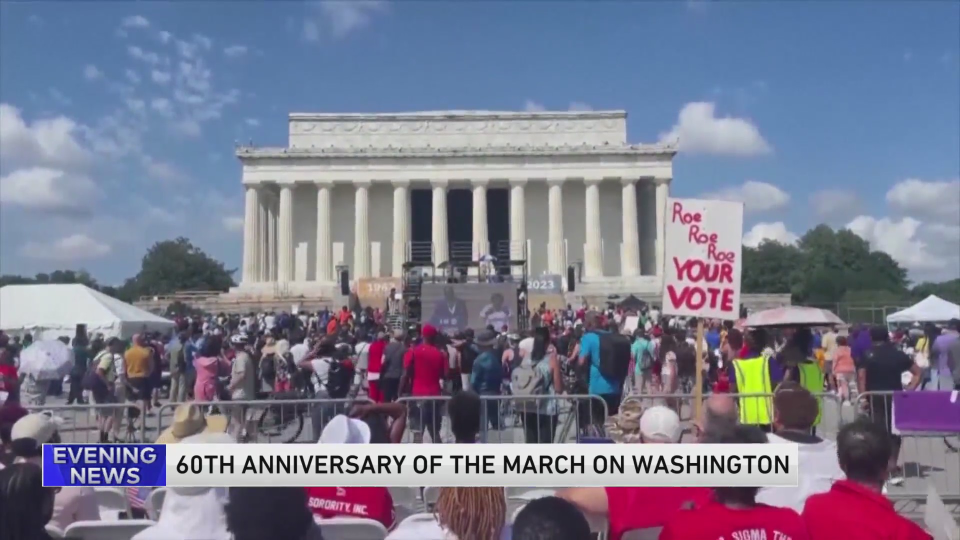 Thousands converge on National Mall to mark the March on Washington’s ...