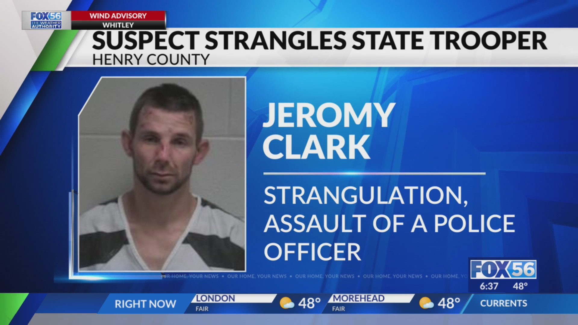 Kentucky man facing several charges after allegedly strangling trooper ...