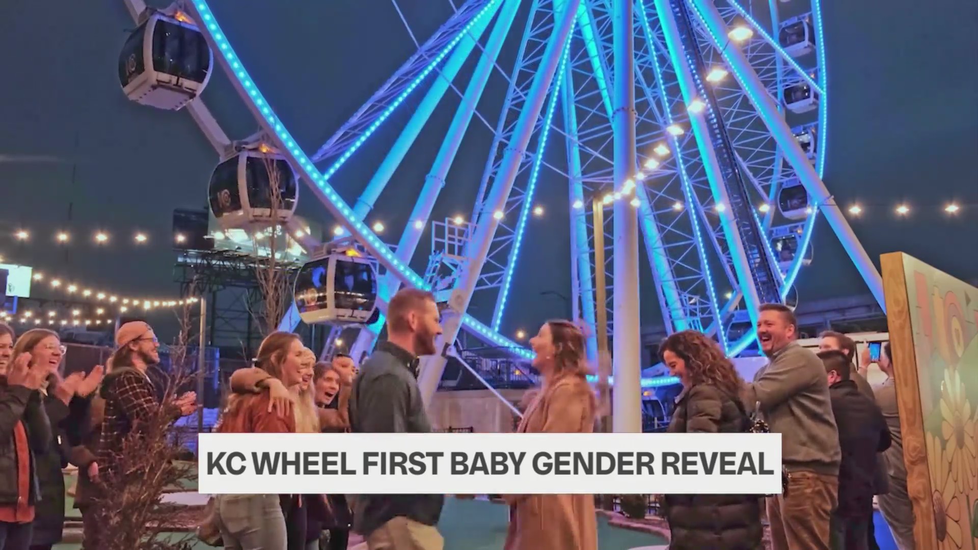 Kansas City Ferris wheel hosts first gender reveal – FOX 4 Kansas City ...