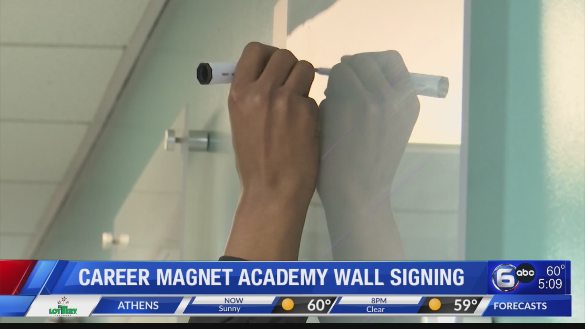 Career Magnet Academy Wall Signing – WATE 6 On Your Side