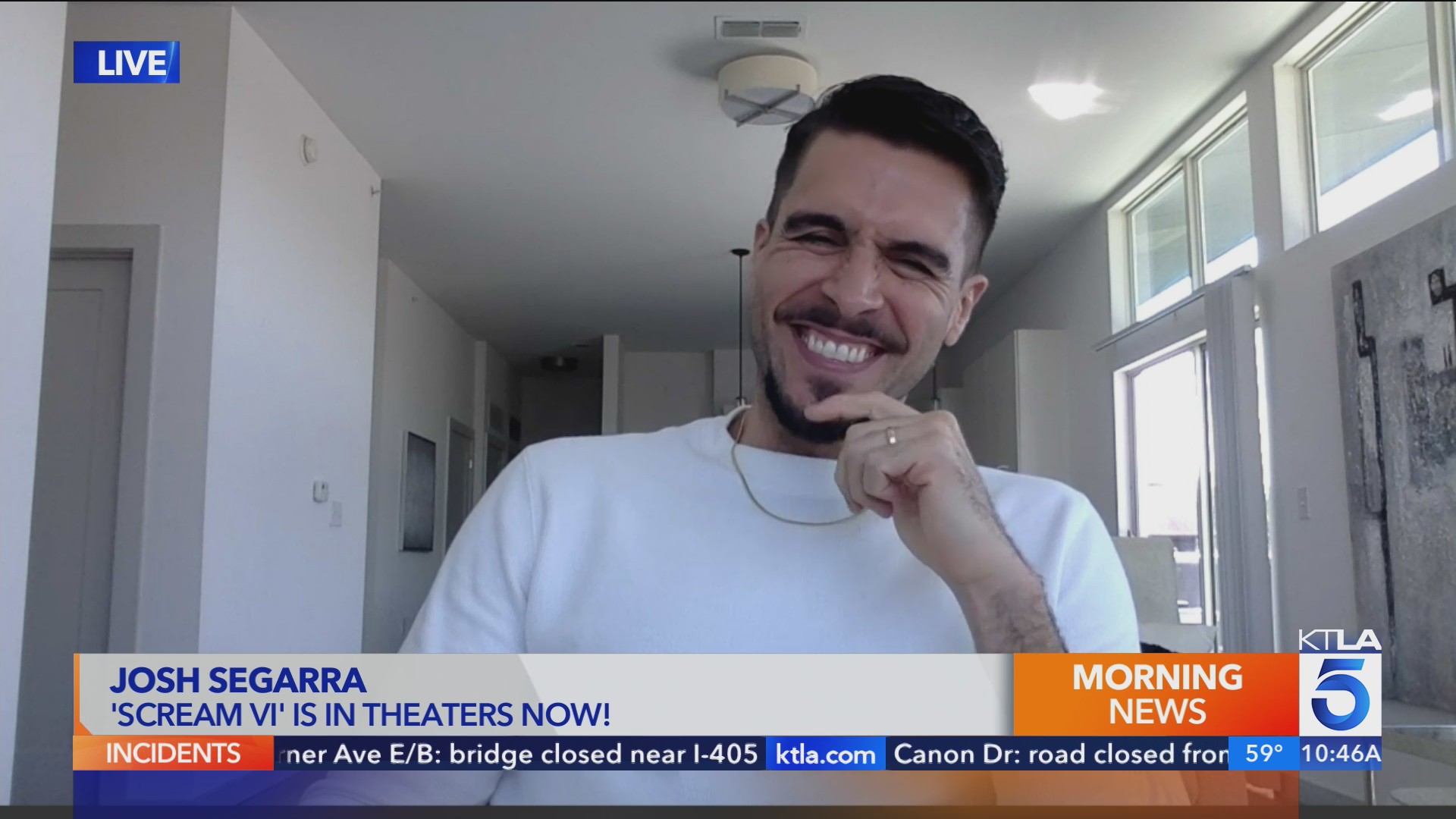 Josh Segarra stars in thriller ‘Scream VI’ – KTLA