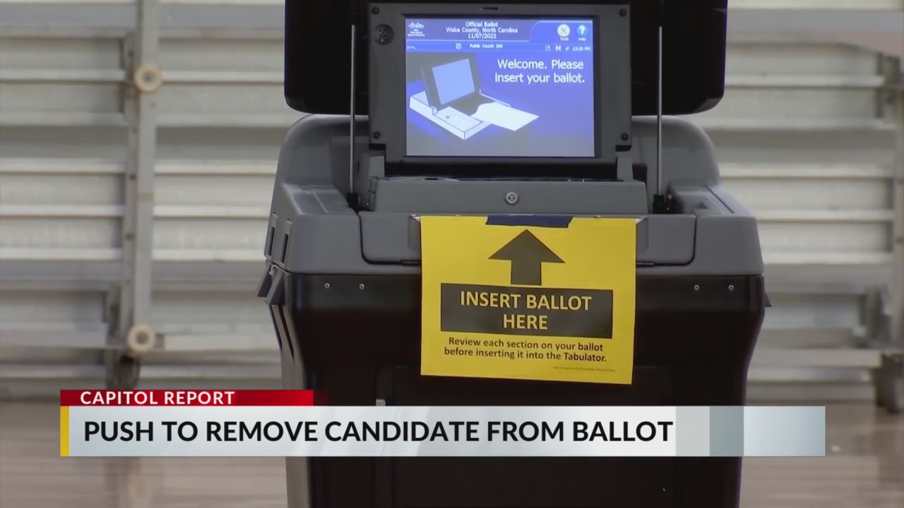 Push to remove candidate from ballot – CBS17.com