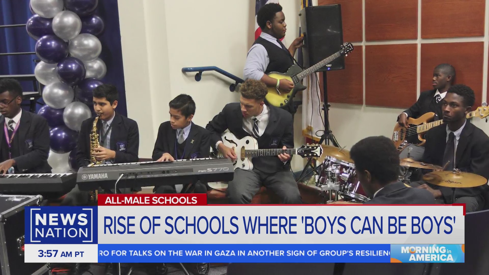 Can all-boys schools help boys catch up in the classroom? | Morning in ...