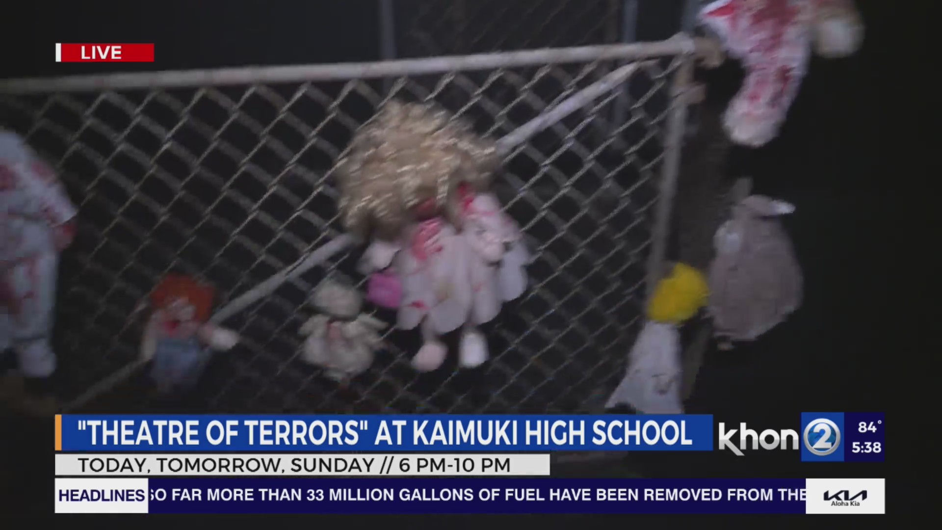Kaimuki HS creates a spine tingling horror experience – KHON2