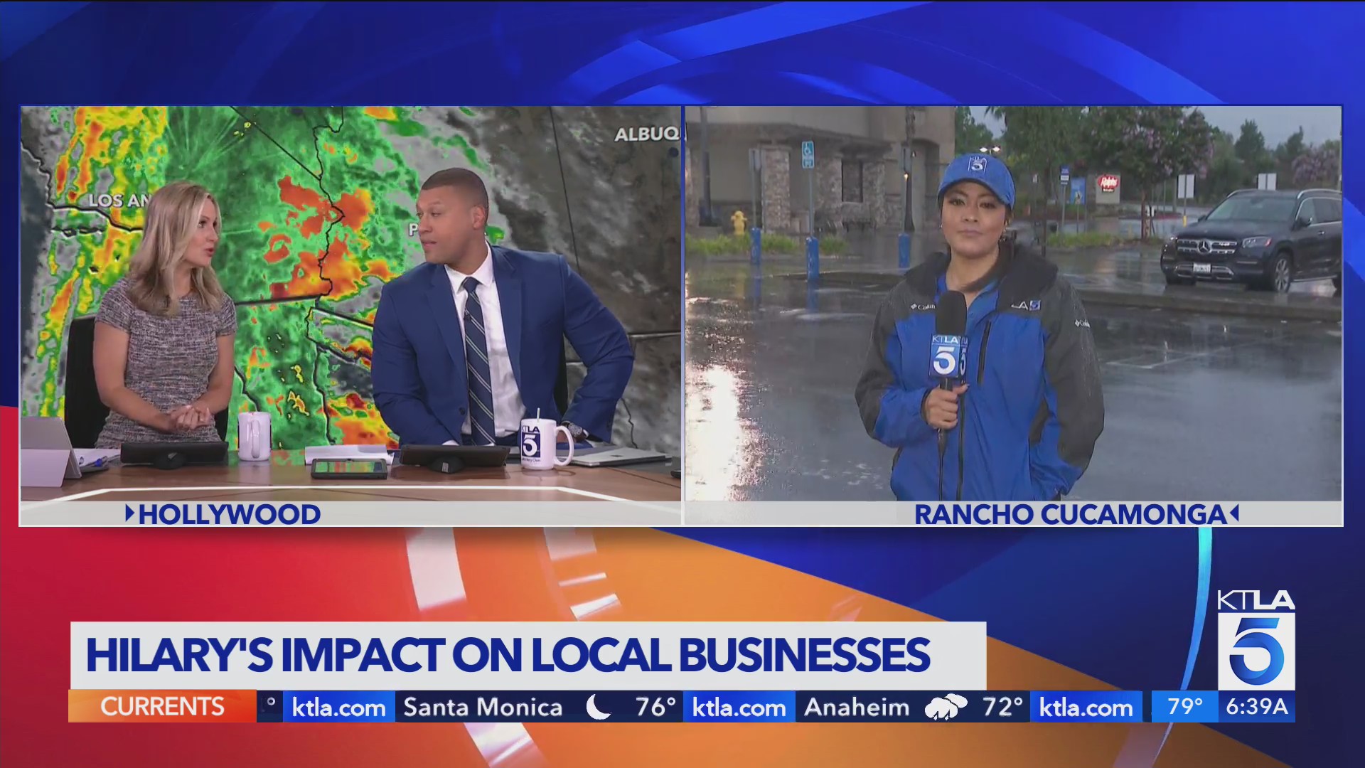 Rain from Hurricane Hilary begins falling in Southern California – KTLA