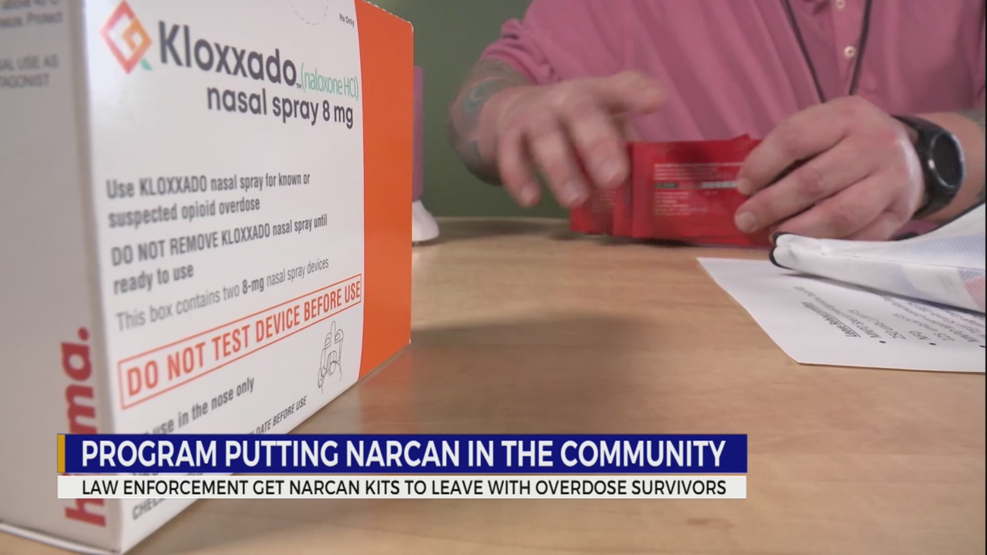 Law enforcement gets Narcan kits to leave with overdose survivors ...