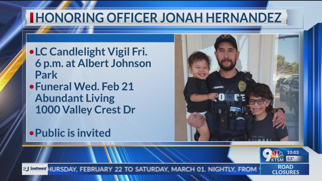 Honoring officer Jonah Hernandez – KTSM 9 News
