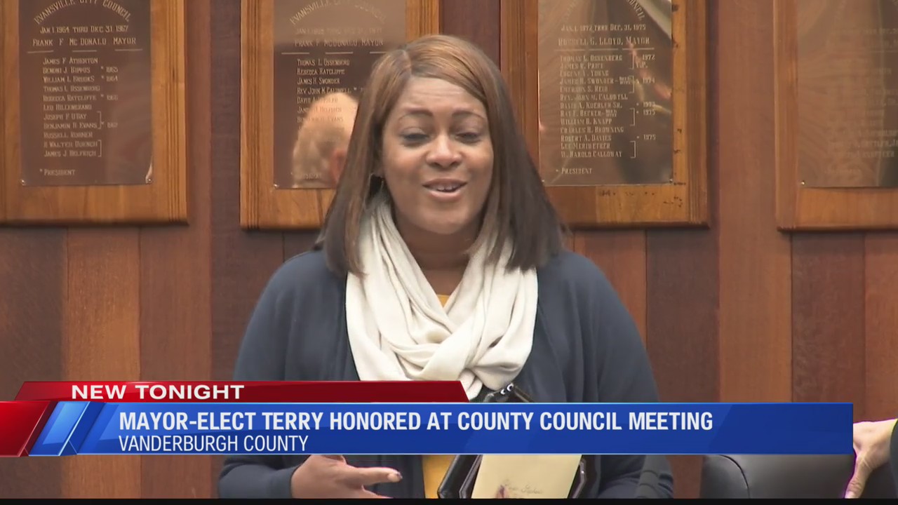 Evansville Mayor-Elect Honored by Vanderburgh County Council ...