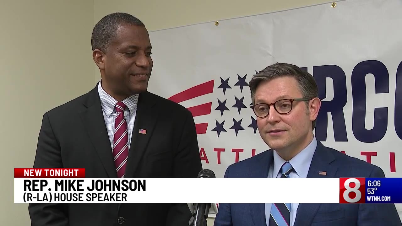 Speaker of the House Mike Johnson meets with Republican Congressional ...