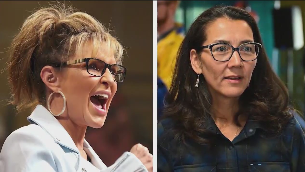 Political rivals who are friends? Sarah Palin vs. Mary Peltola | Dan ...