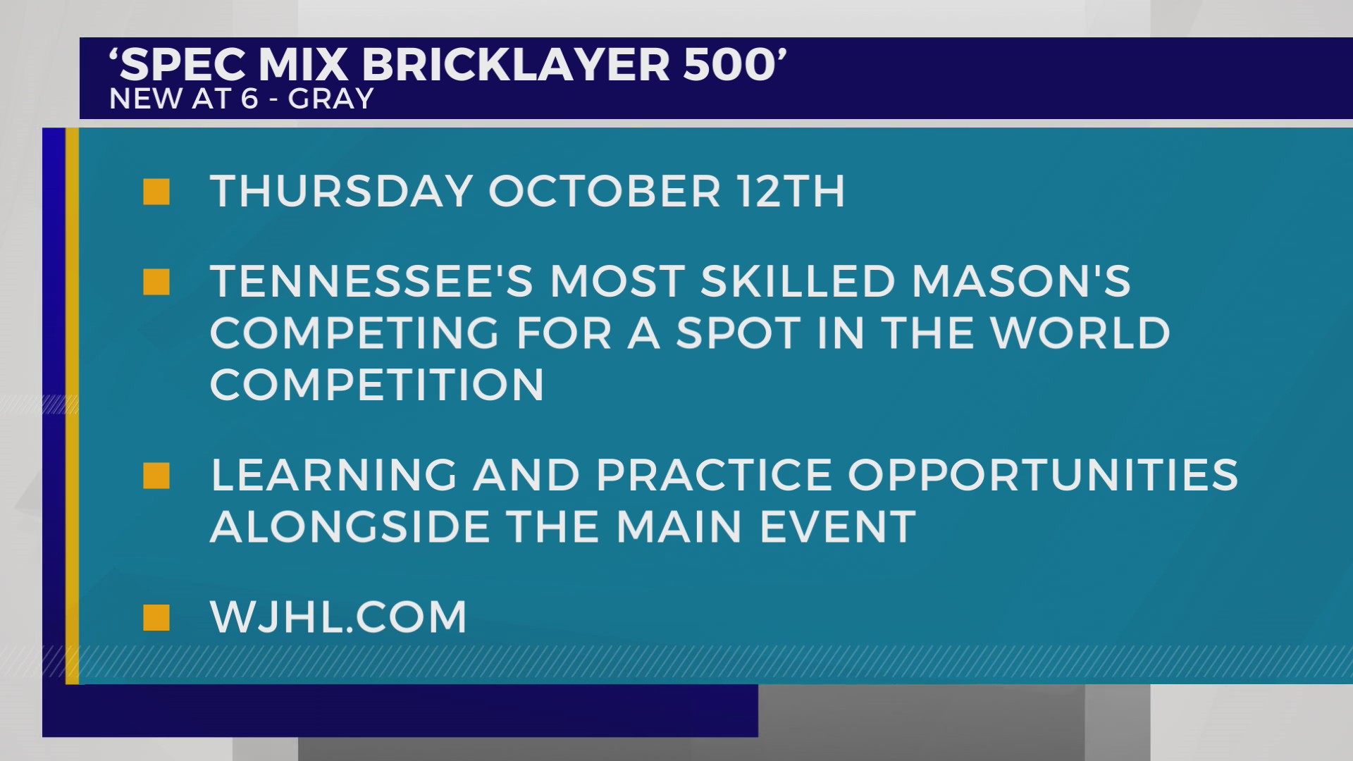‘Spec Mix Bricklayer 500’ incites fierce competition and ample learning ...