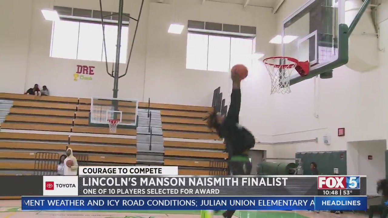 Lincoln’s Manson Named Naismith Finalist – FOX 5 San Diego & KUSI News