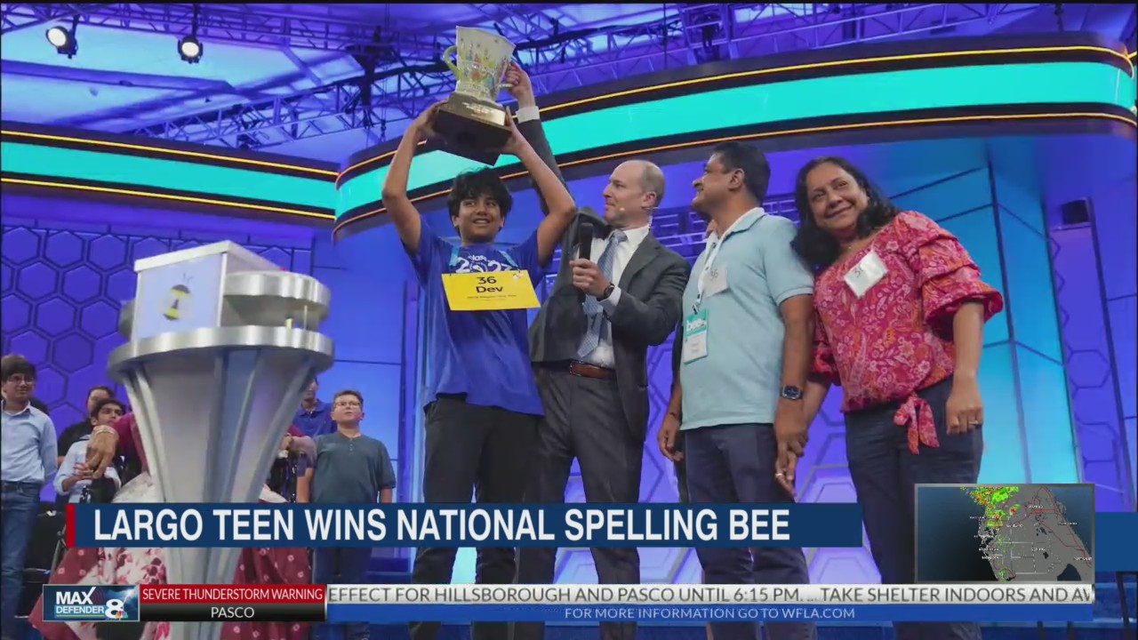 Largo 8th grader wins National Spelling Bee with word “psammophile” – WFLA