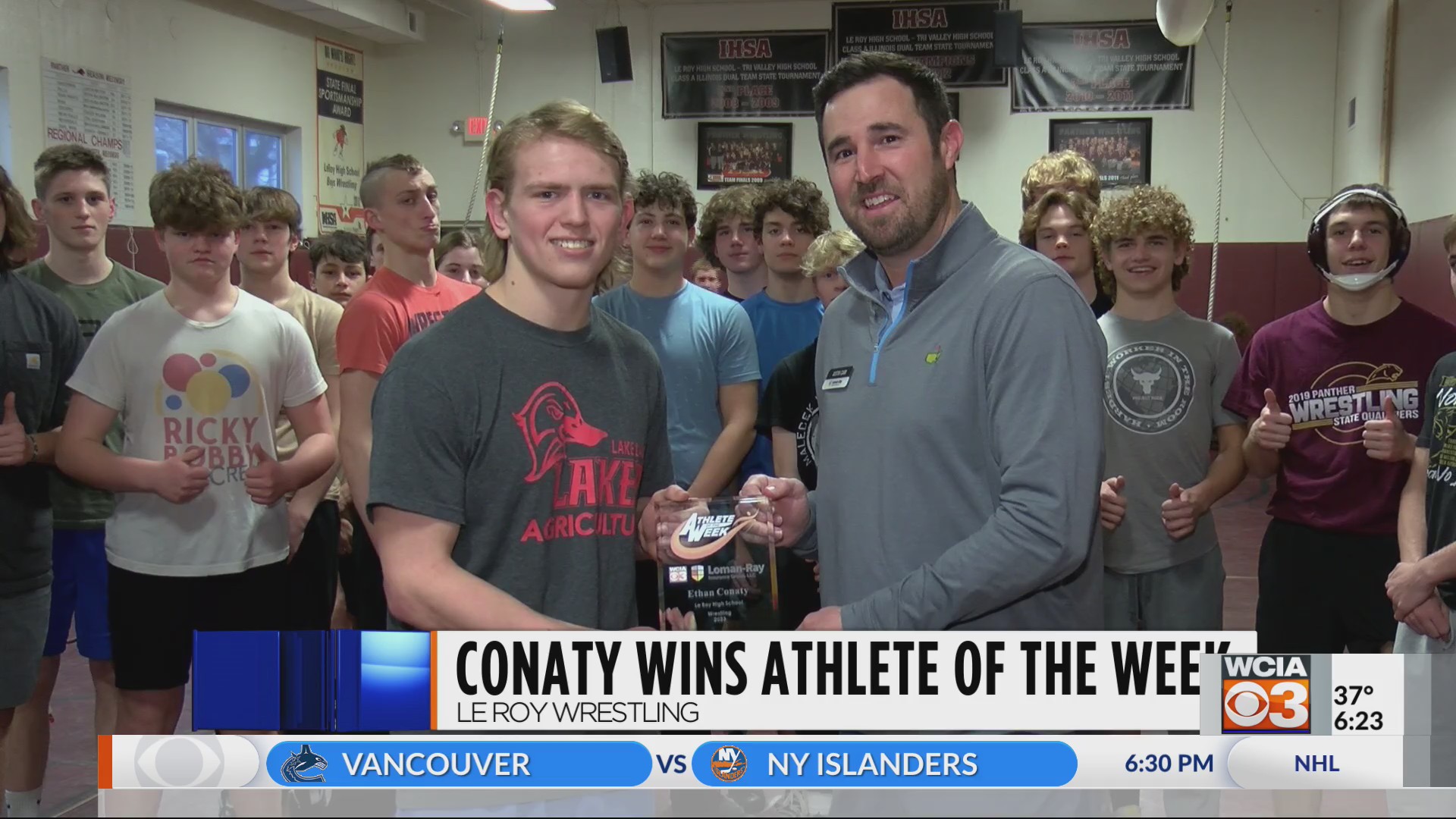 Conaty wins Athlete of the Week – WCIA.com
