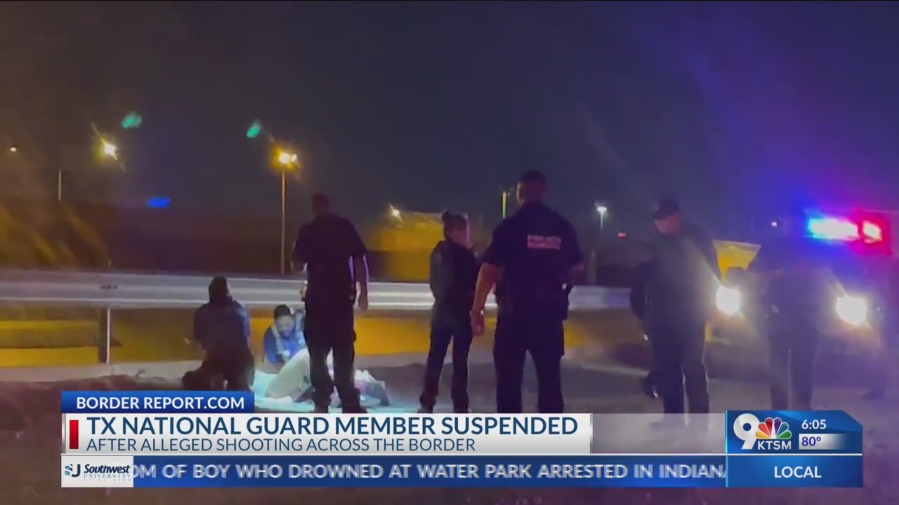 Texas National Guard member suspended after wounding man in cross ...