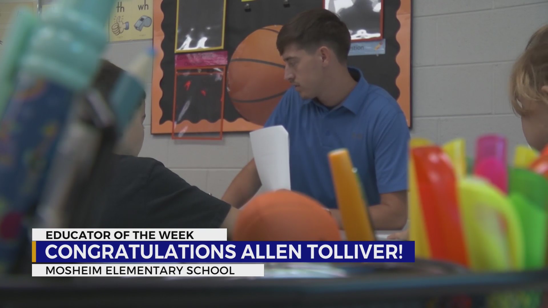 Educator of the Week: Allen Tolliver, Mosheim Elementary – WJHL | Tri ...