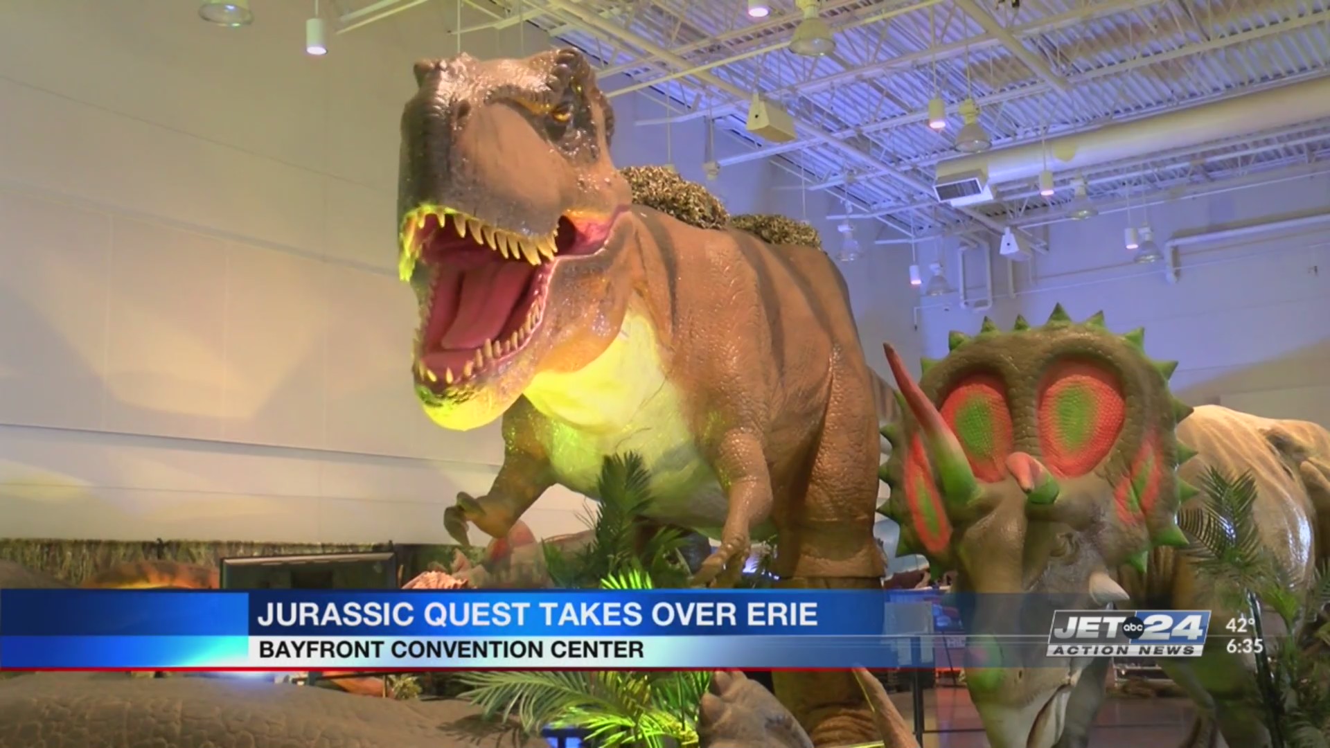 Dinosaurs take over Bayfront Convention Center as Jurassic Quest comes ...