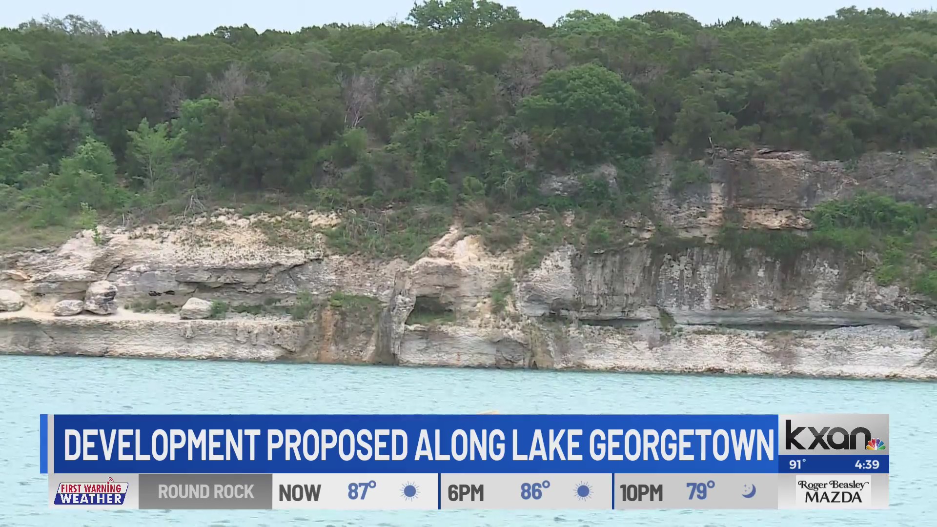 Development proposed along Lake Georgetown – KXAN Austin