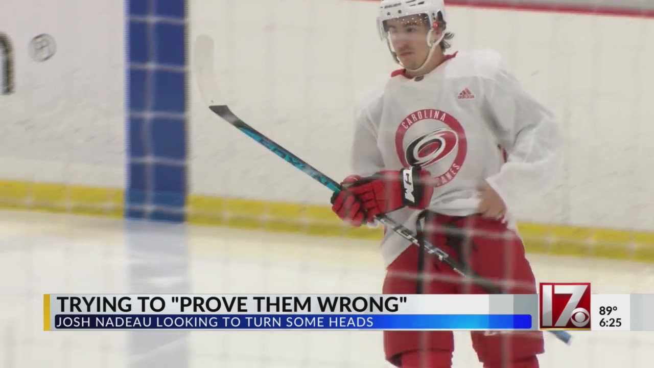 Josh Nadeau, brother of Hurricanes’ top draft pick, looking to prove ...