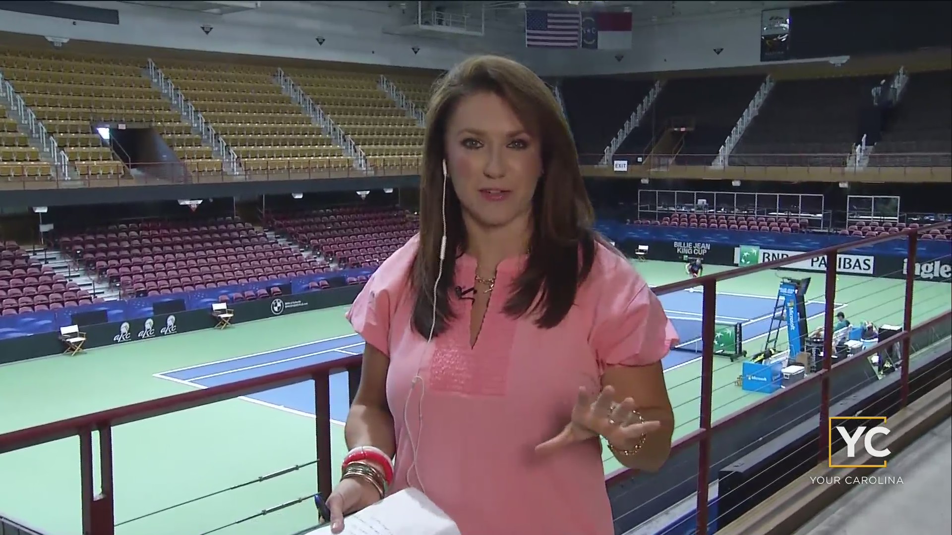 Megan is live in Asheville at the Billie Jean King Cup – WSPA 7NEWS
