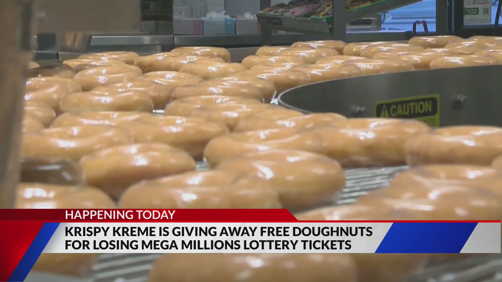 Krispy Kreme giving away free doughnuts today for losing Mega Millions ...