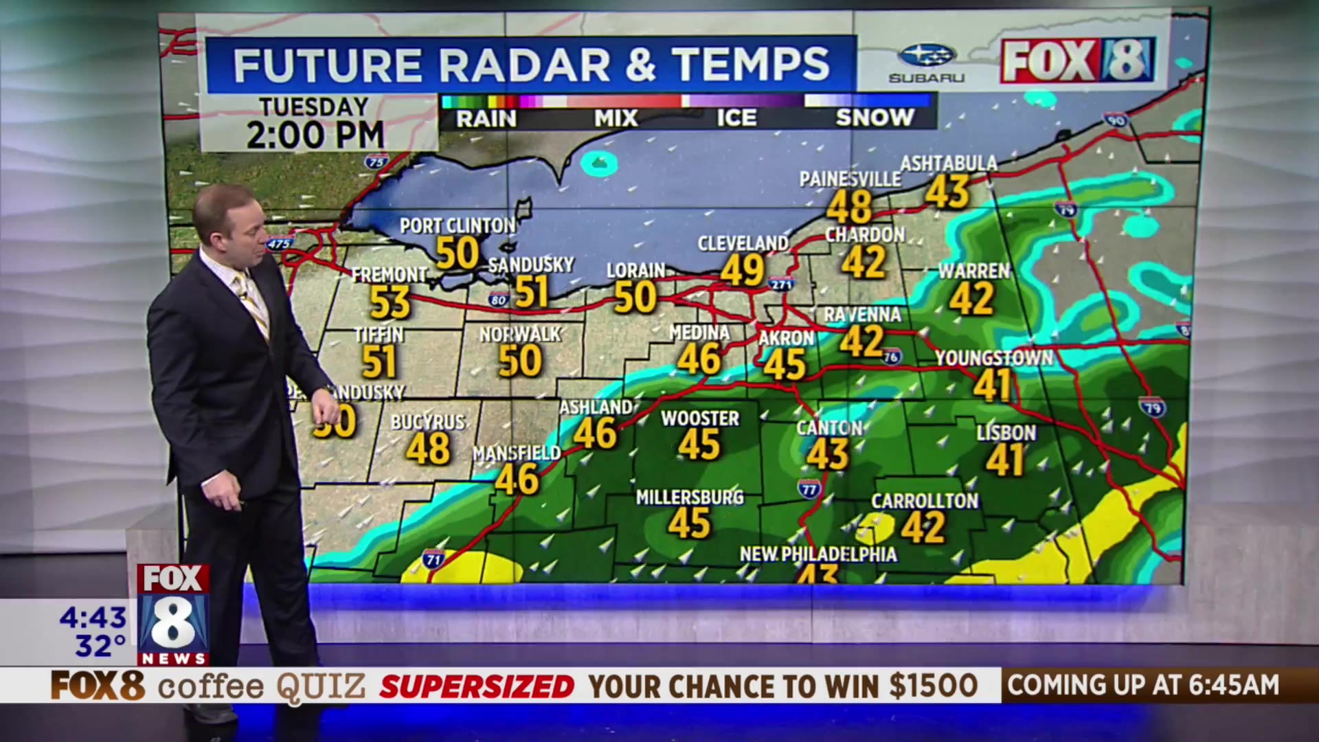 Mild temps; Rainy, windy afternoon expected – Fox 8 Cleveland WJW