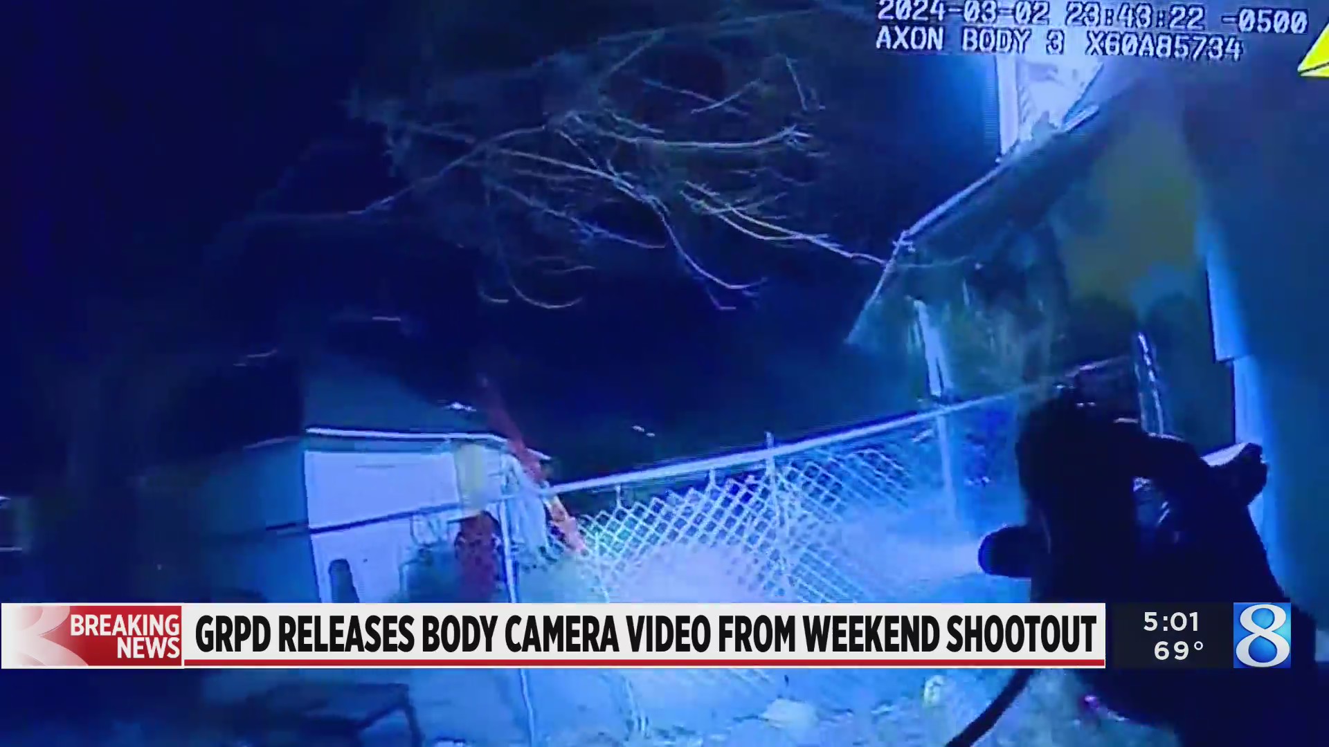 GRPD releases body camera footage from weekend shootout – WOODTV.com
