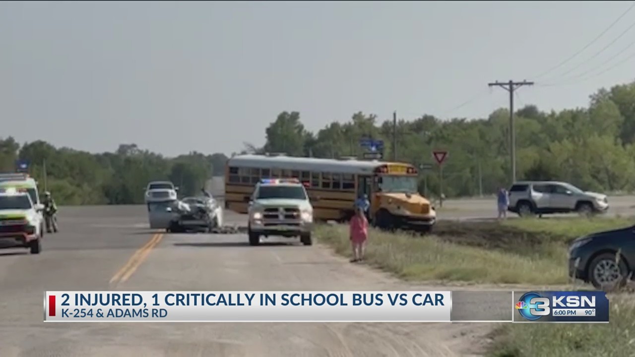 Kansas school bus involved in crash on K-254 near Towanda – KSN-TV