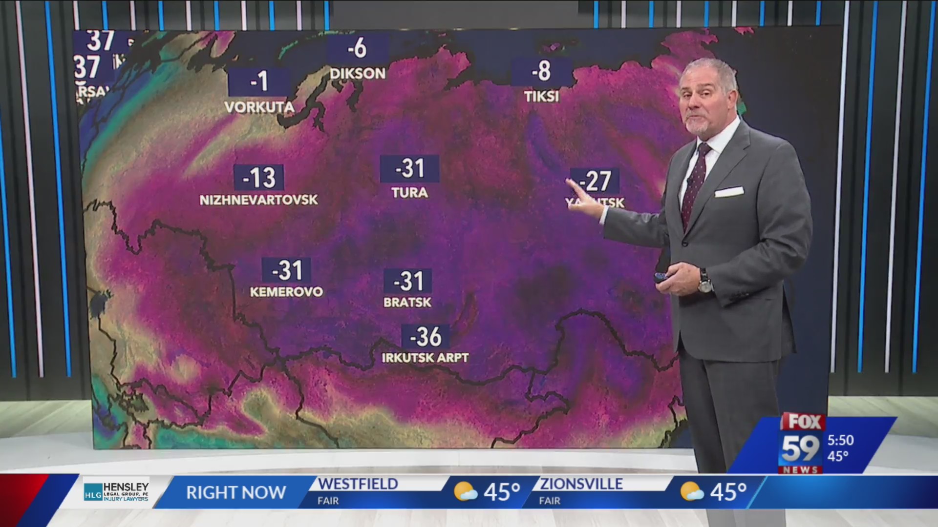 Quickly colder overnight then 50s return – Fox 59