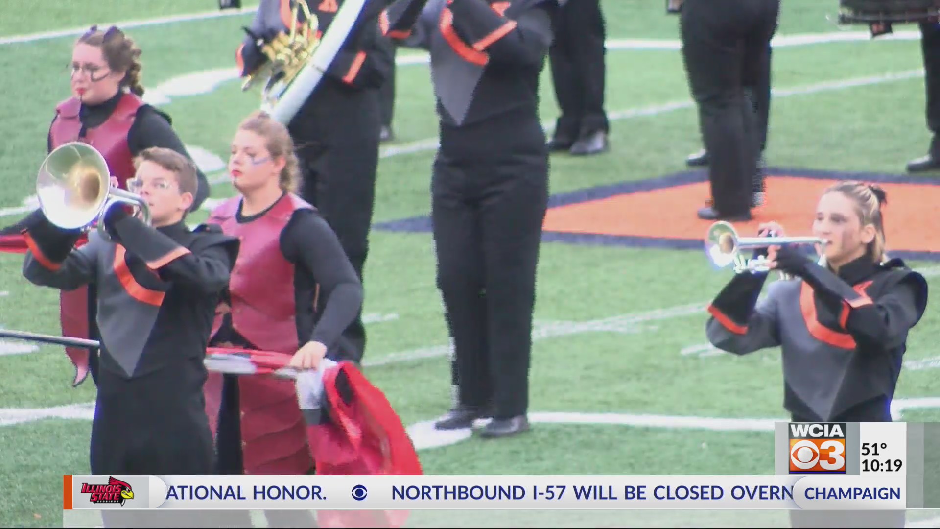 Illinois high school marching bands compete at Memorial Stadium – WCIA.com