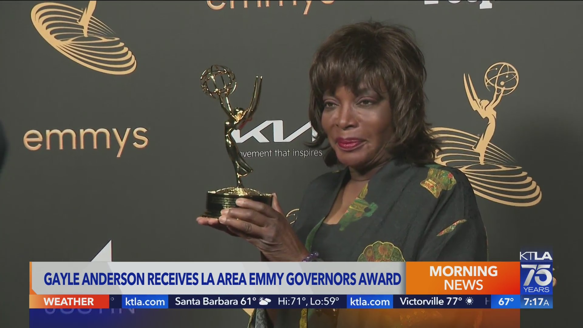 KTLA’s Gayle Anderson receives Governors Award at 74th annual L.A. area ...