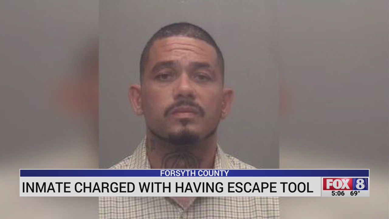 Forsyth County inmate charged with having escape tool – FOX8 WGHP