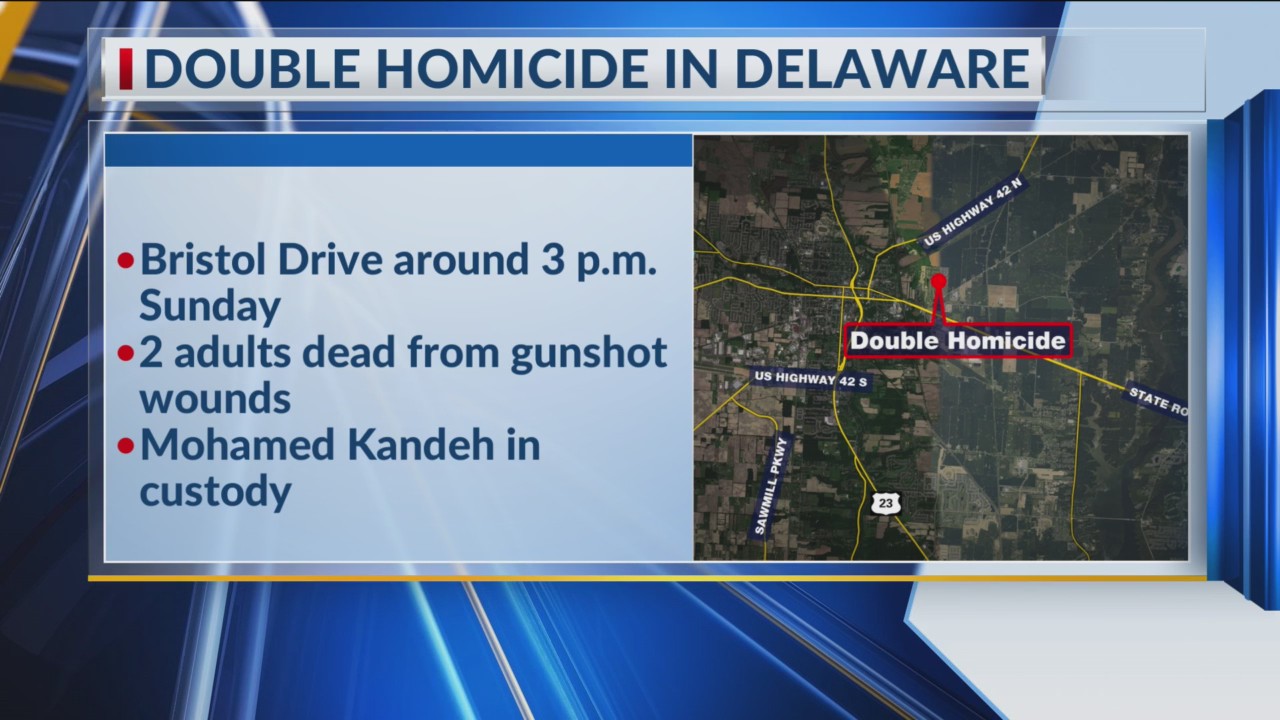 Man in custody in Delaware double homicide – NBC4 WCMH-TV