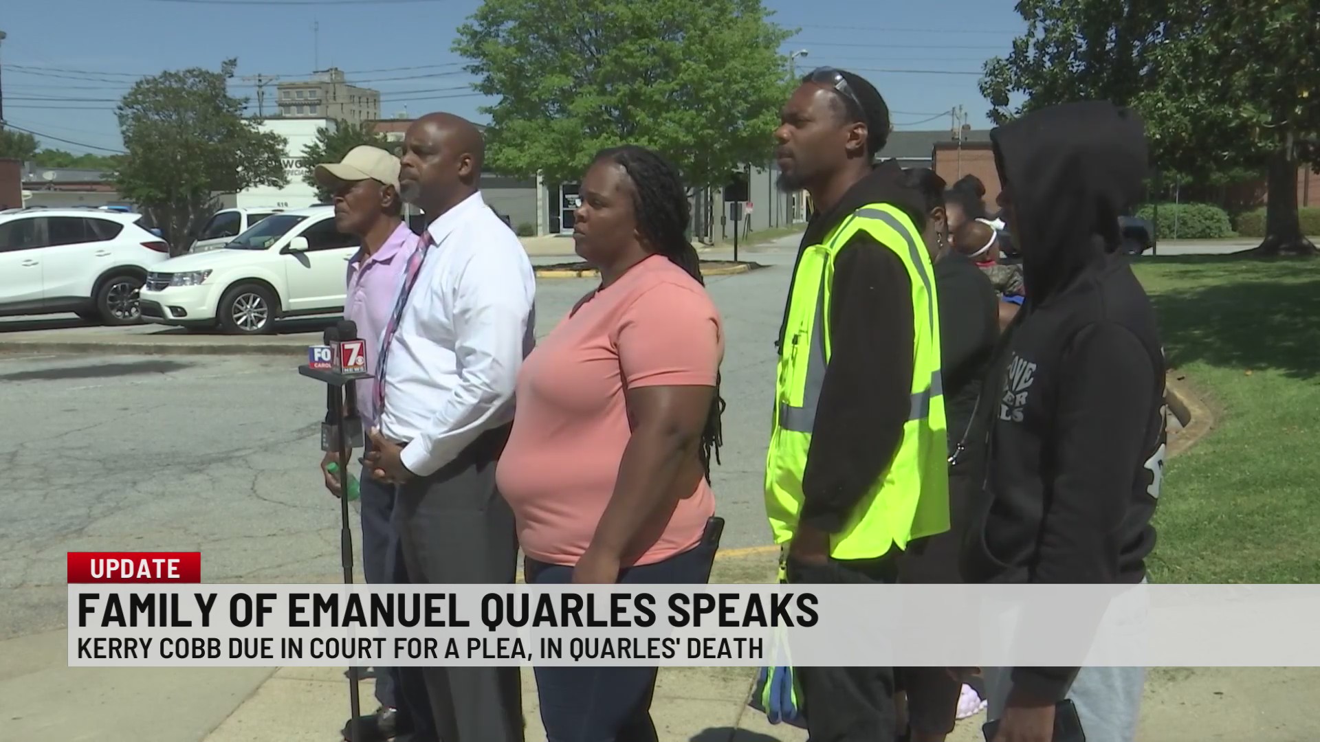 Family of Emmanuel Quarles speaks in Greenwood – WSPA 7NEWS