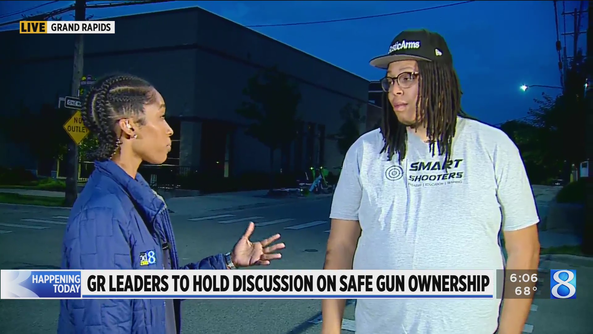 Founder of Smart Shooters, Daryle Rostic, discusses public conversation ...