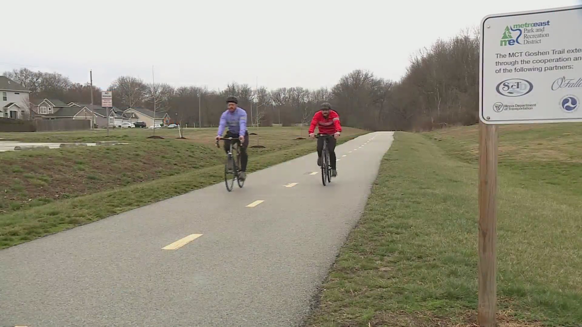 Metro East neighbors bike cross country so kids can have bicycles – FOX 2
