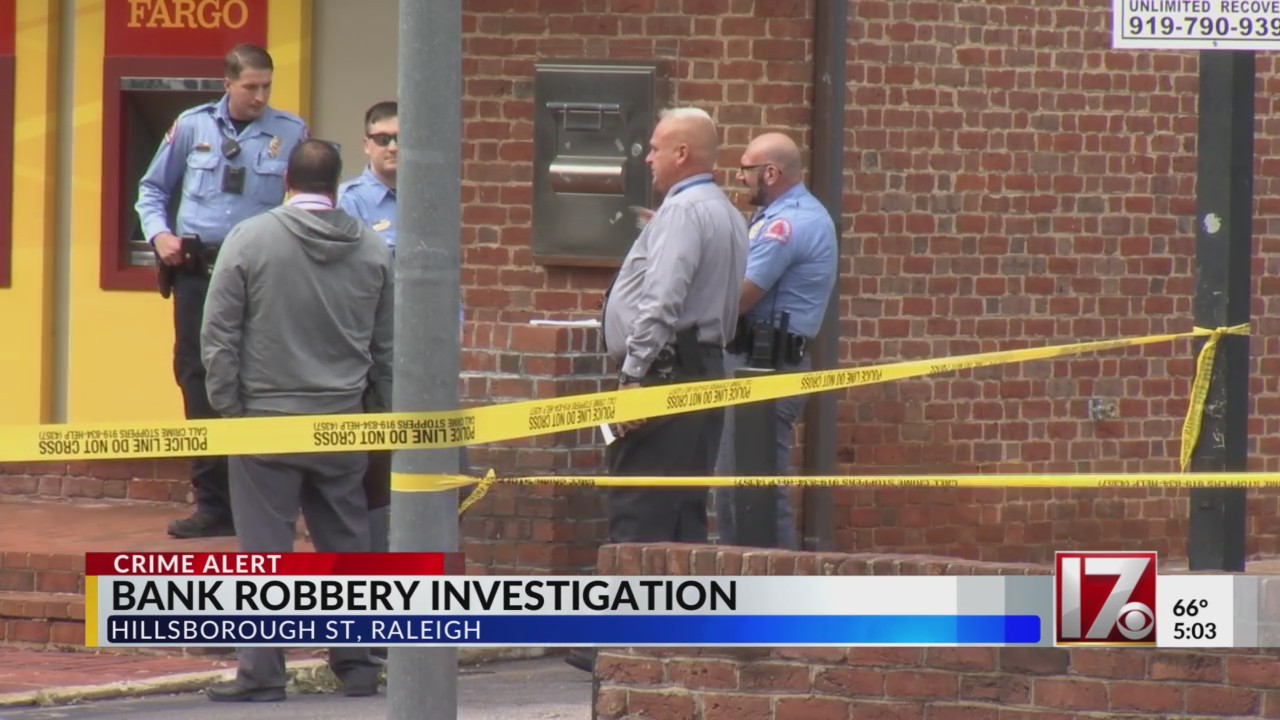 NC State reports 2nd bank robbery near campus in 2 weeks – CBS17.com