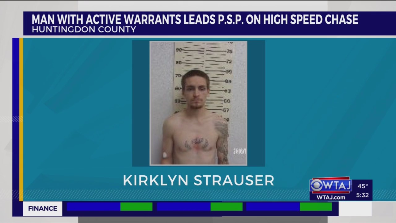 Troopers: Man arrested after high-speed chase with kids in truck – WTAJ ...