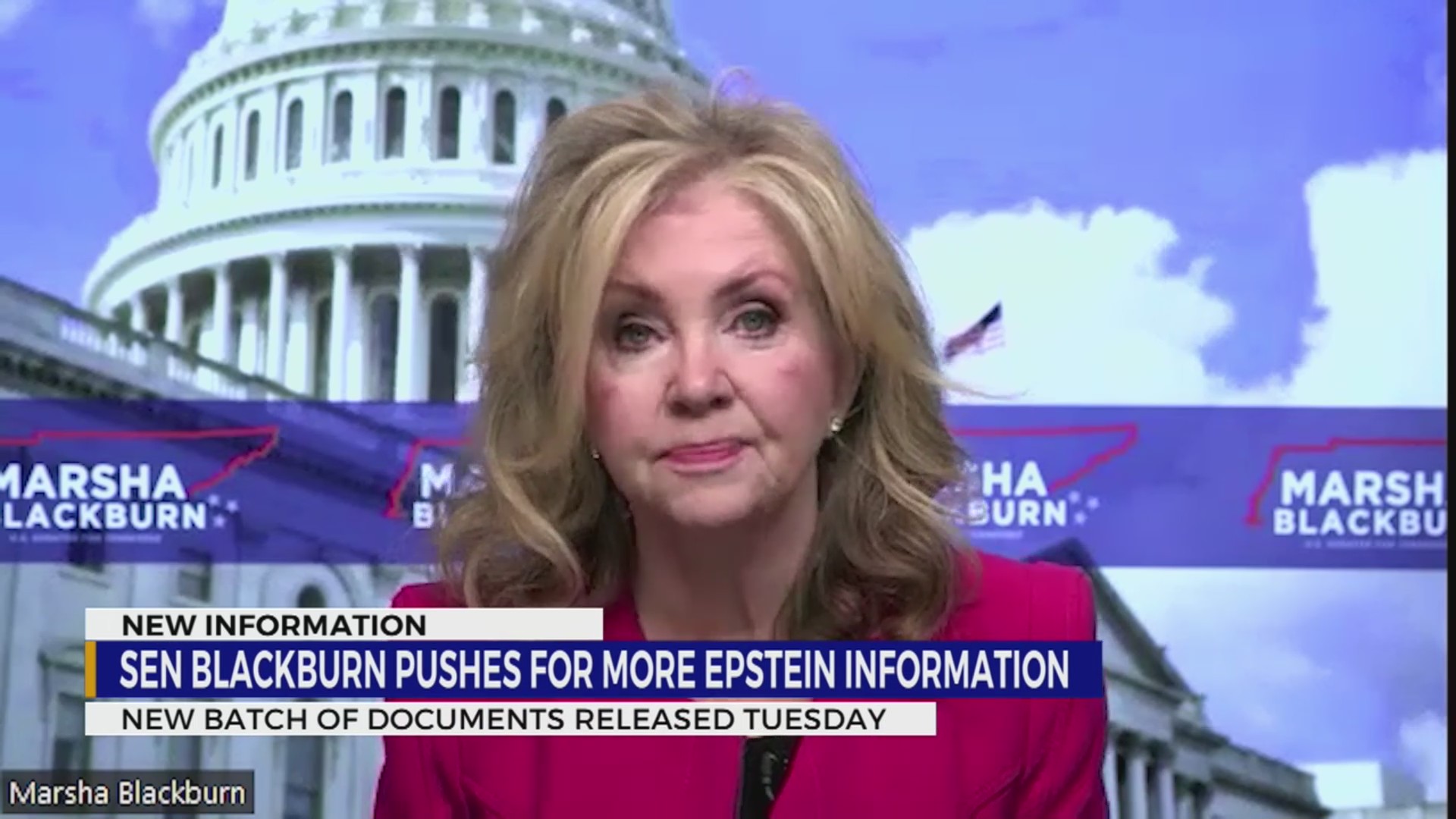 Marsha Blackburn pushes for more Epstein information – WKRN News 2