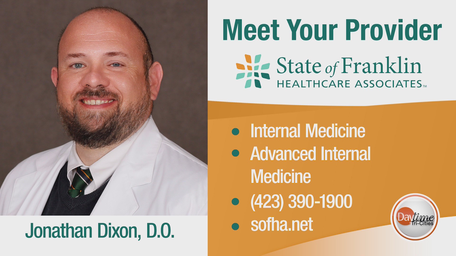 Meet Your Provider with State of Franklin Healthcare Associates: Dr ...
