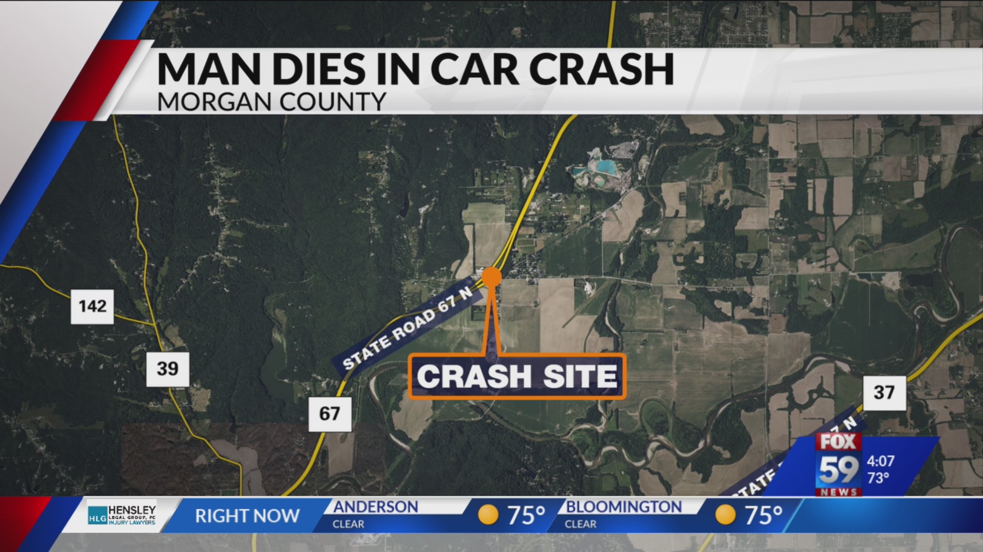 1 dead after medical incident causes crash in Morgan County – Fox 59