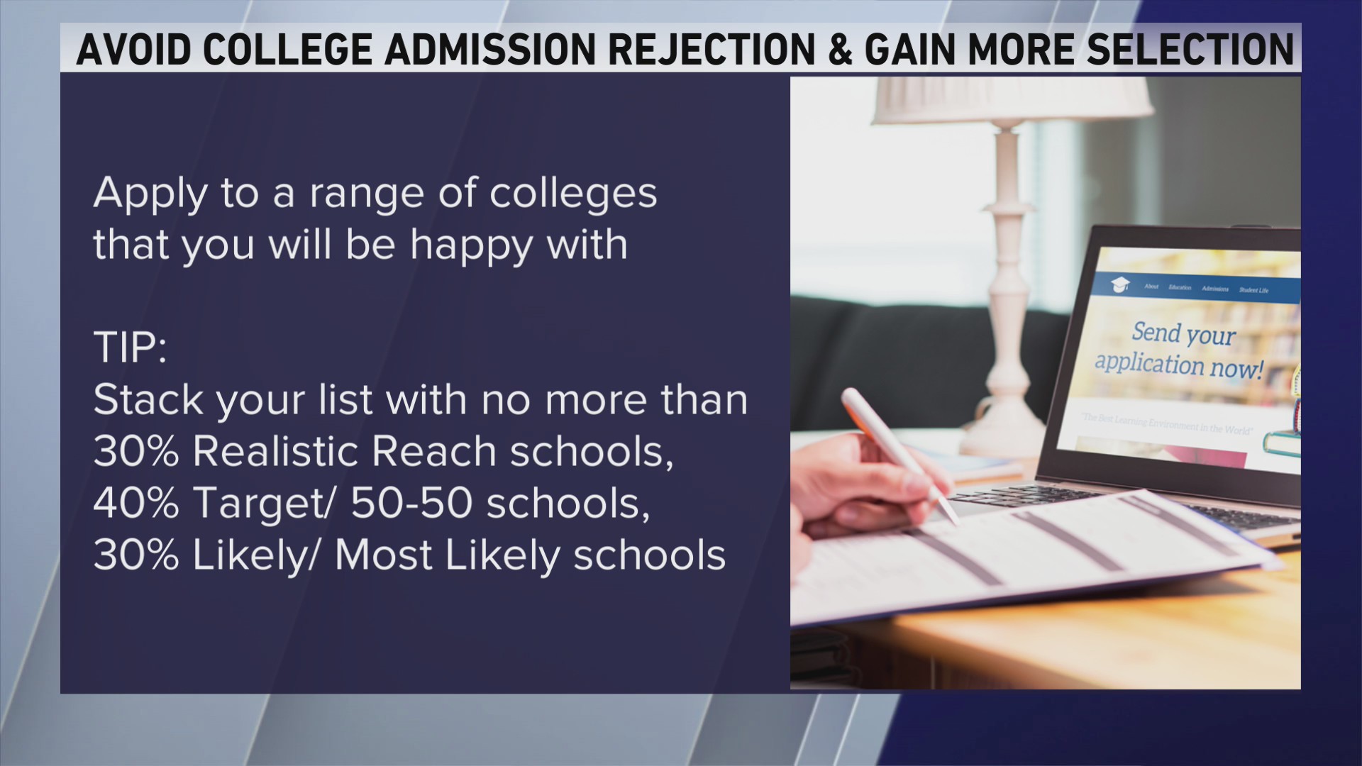 Four Ways To Avoid College Admission Rejection – WGN-TV