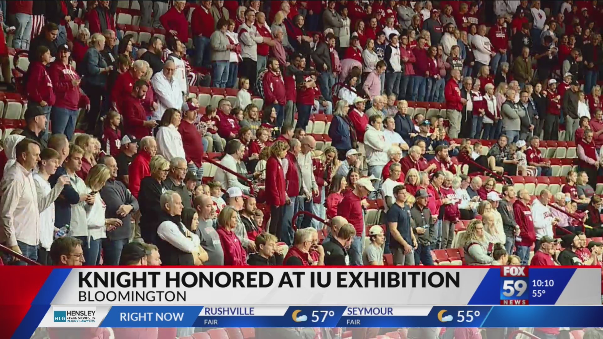 Hundreds of IU fans remember Bob Knight during first game since he ...