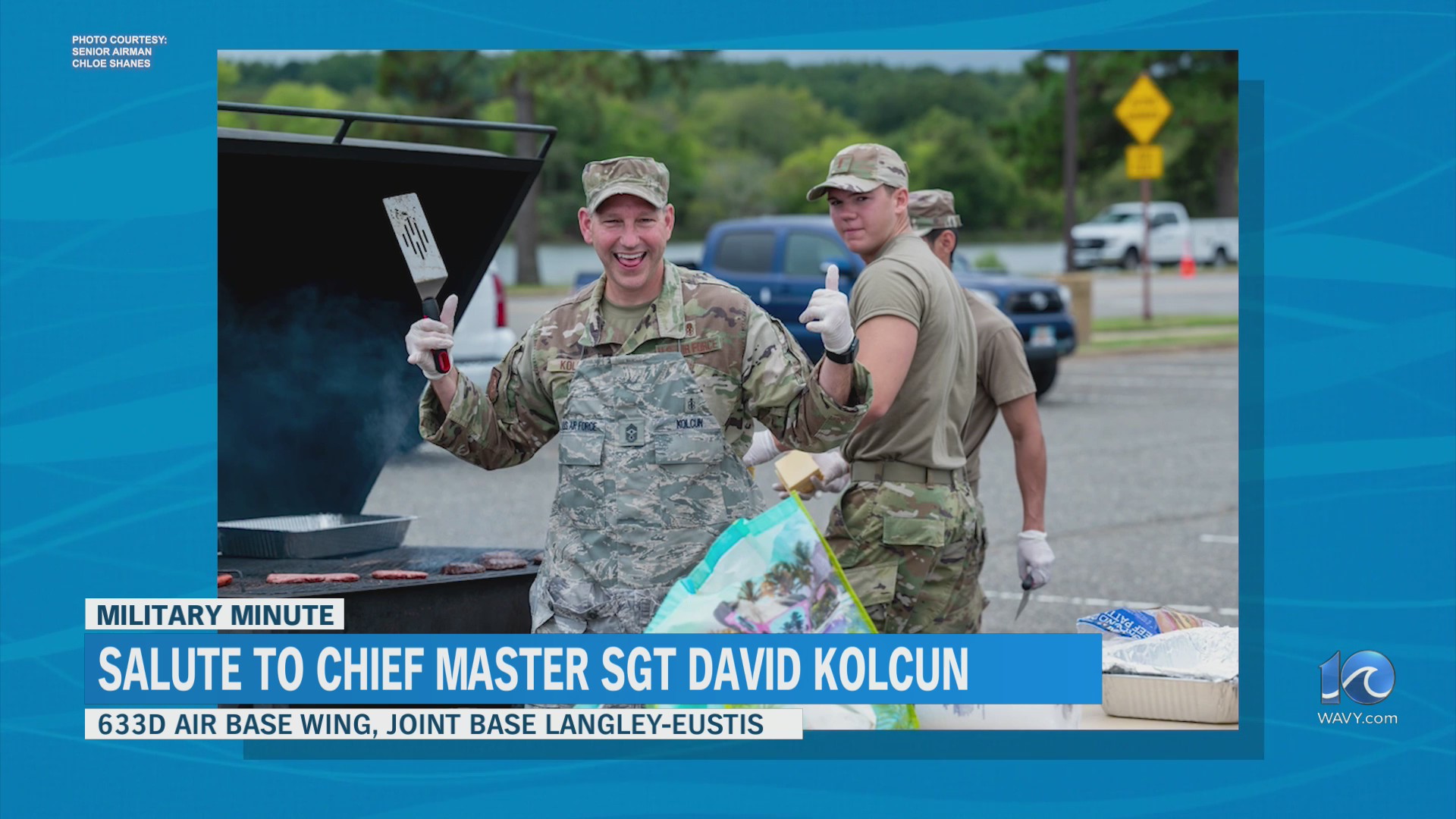 Military Minute: Salute to Chief Master SGT David Kolcun – WAVY.com