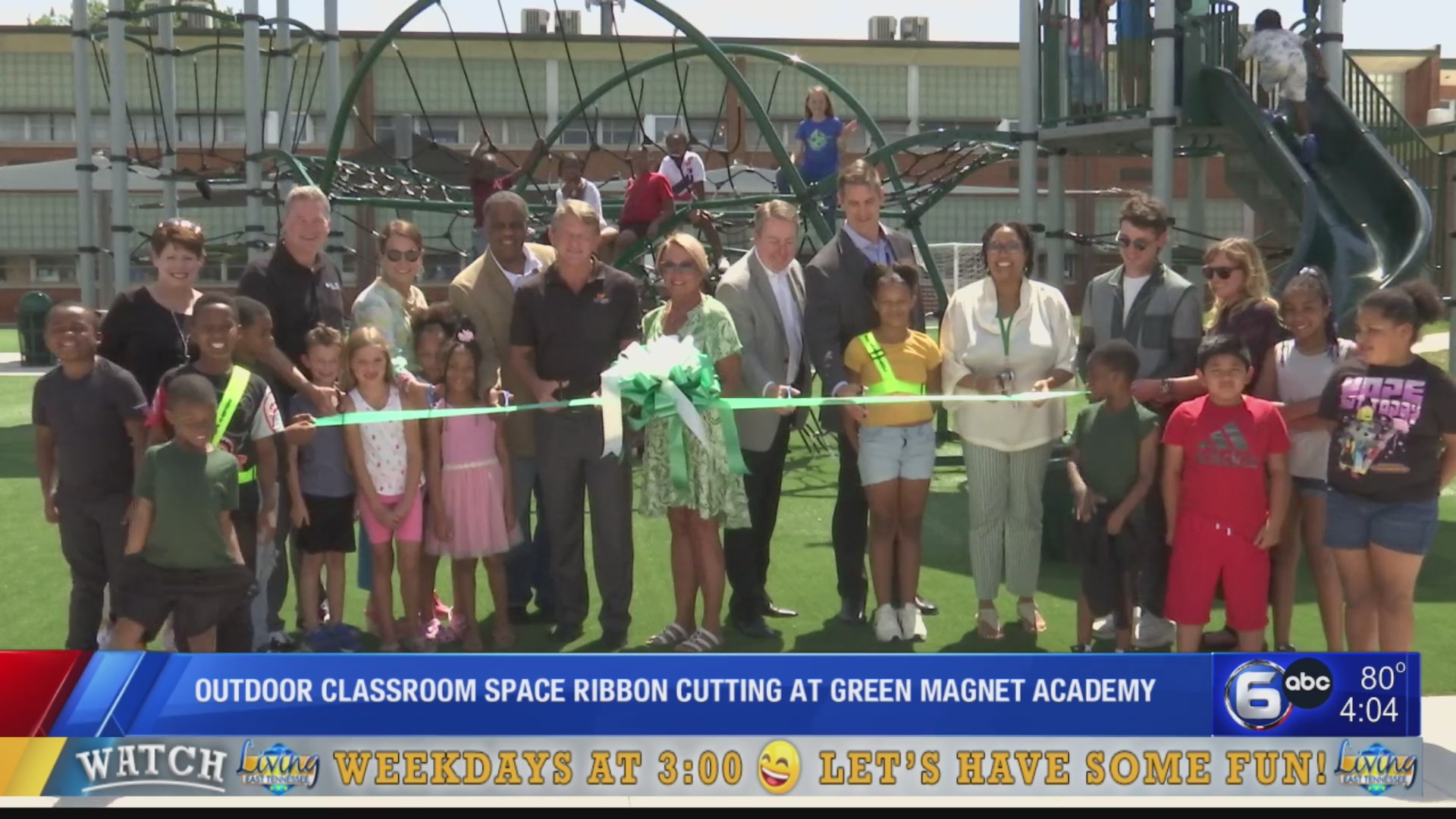 Outdoor classroom space ribbon cutting at Green Magnet Academy – WATE 6 ...